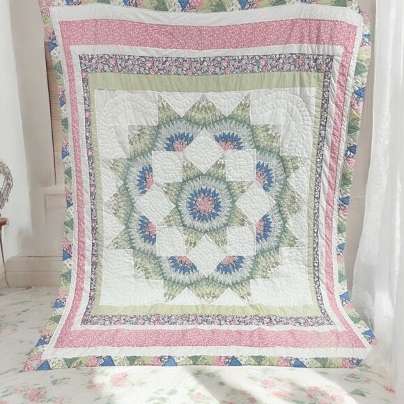 Handmade | Bedding | Handmade Cottage Country Farmhouse Patchwork ...